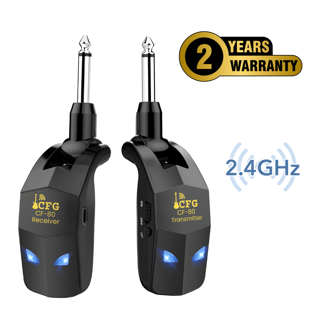 CF-80 2.4GHz Guitar/Bass Wireless System Transmitter Receiver – CFG ...