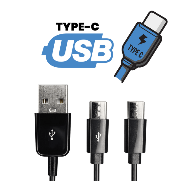 Dual Micro USB Y-Split Charging Cable For the CF-80 & SonikSphere Wire ...